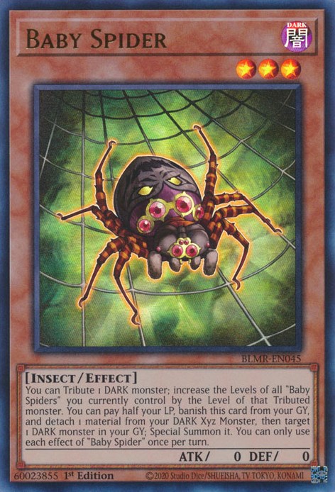 Baby Spider - Battles of Legend: Monstrous Revenge - YuGiOh
