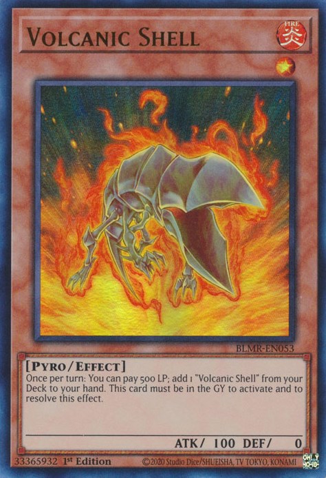 Volcanic Shell - Battles of Legend: Monstrous Revenge - YuGiOh