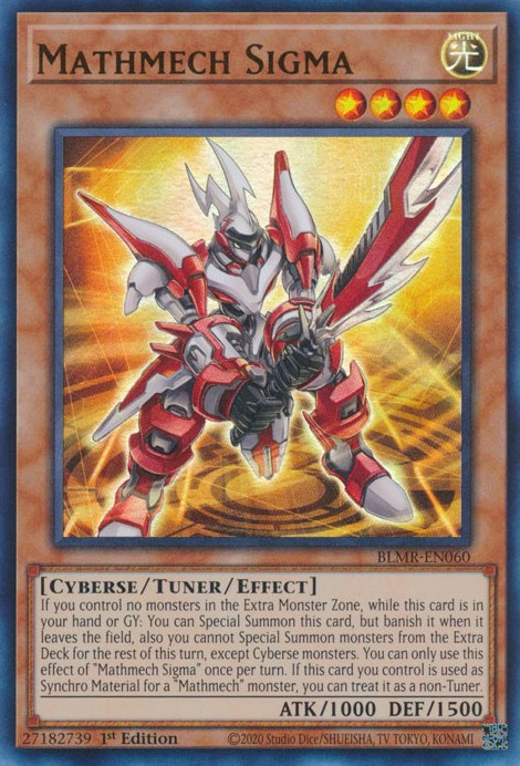 Mathmech Sigma - Battles of Legend: Monstrous Revenge - YuGiOh