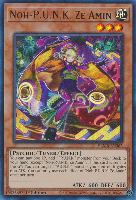 Noh-P.U.N.K. Ze Amin - Battles of Legend: Monstrous Revenge - YuGiOh