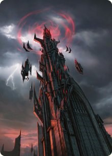 Barad-dur Art Card - Art Series: Universes Beyond: The Lord of the ...