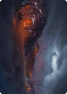 Field of Ruin Art Card - Art Series: Universes Beyond: The Lord of the ...