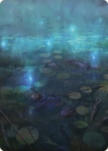 The Dead Marshes Art Card - Art Series: Universes Beyond: The Lord of ...