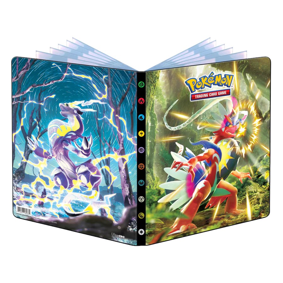 Pokemon Scarlet and Violet Koraidon and Miraidon 9-Pocket Portfolio ...