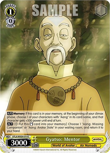 Gyatso: Mentor - Avatar: The Last Airbender - Weiss Schwarz