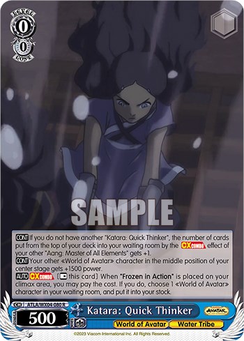 Katara: Quick Thinker - Avatar: The Last Airbender - Weiss Schwarz