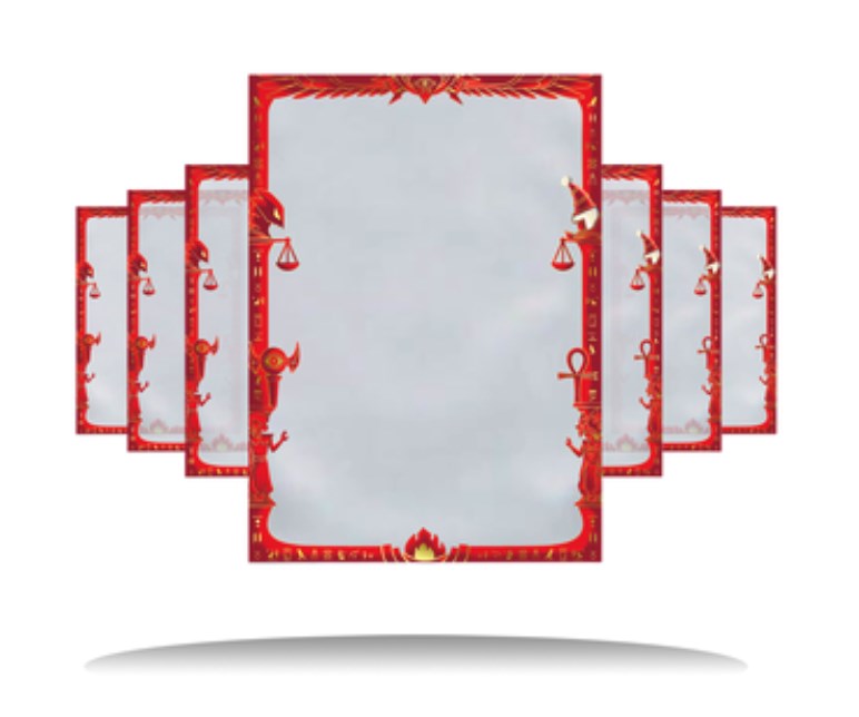 Imperium Duelist Border Sleeves: Stone Tablet 4 Holiday Special (60 ...