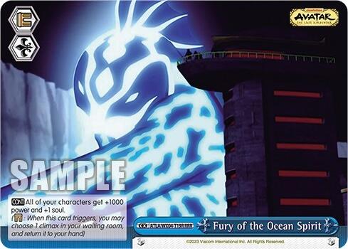 Fury of the Ocean Spirit (RRR) - Avatar: The Last Airbender - Weiss Schwarz