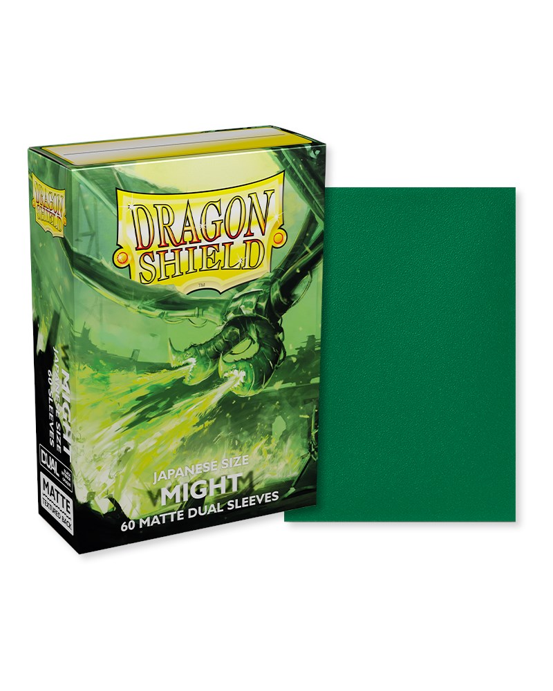 Dragon Shield Dual Matte Japanese Sleeves - Might (60-Pack) - Dragon ...