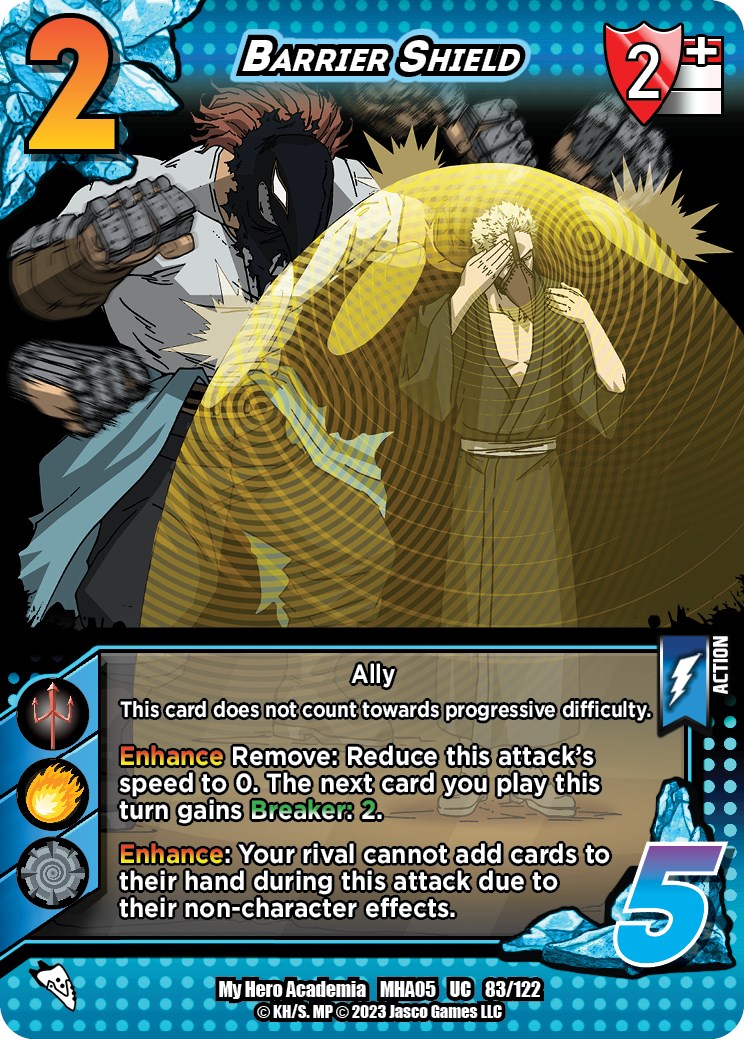 Barrier Shield - UniVersus: My Hero Academia: Undaunted Raid - UniVersus