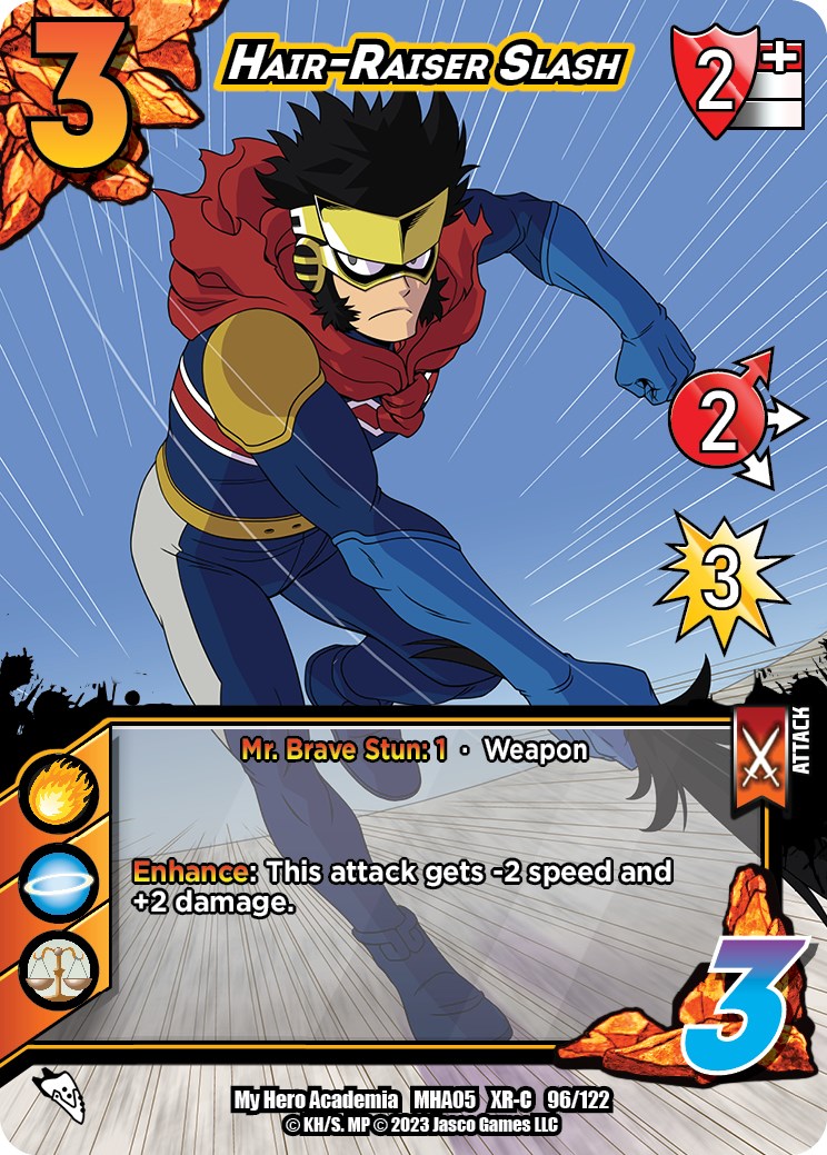 Hair-Raiser Slash (XR) - UniVersus: My Hero Academia: Undaunted Raid - UniVersus