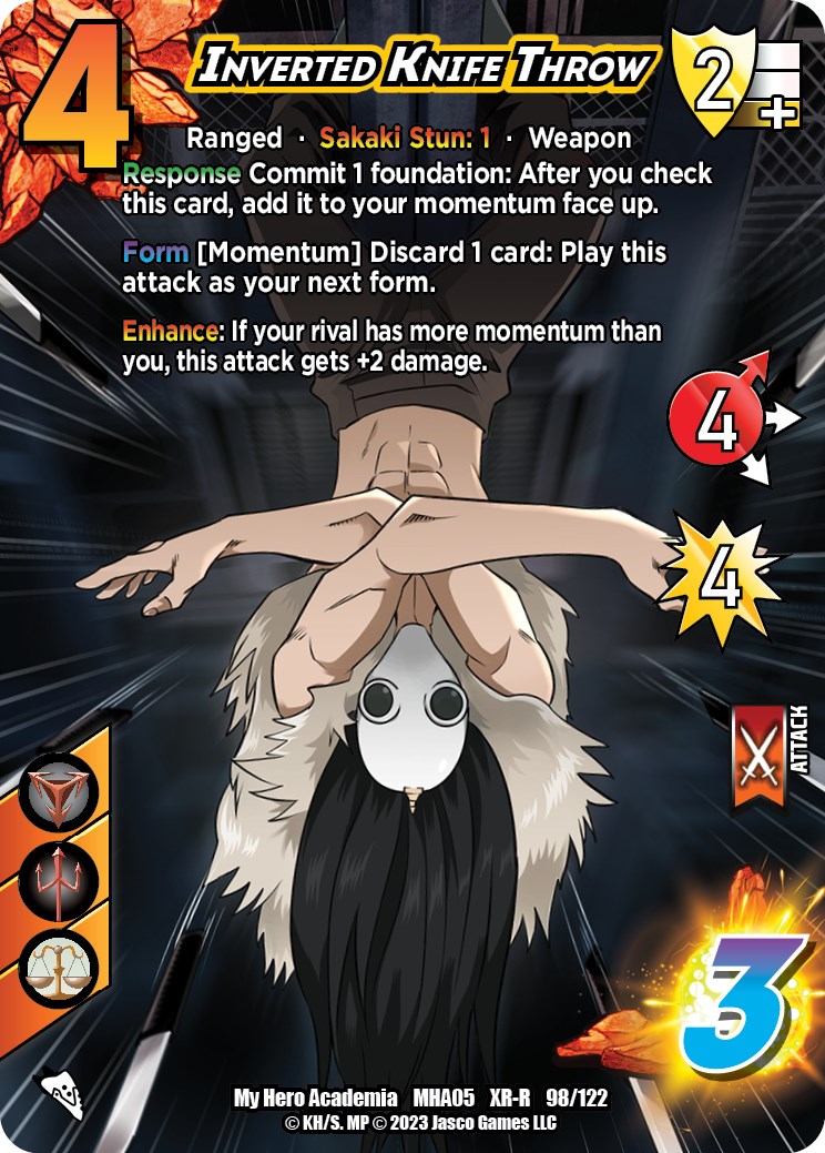 Inverted Knife Throw (XR) - UniVersus: My Hero Academia: Undaunted Raid - UniVersus