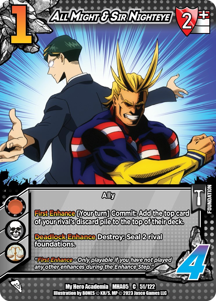 All Might & Sir Nighteye - UniVersus: My Hero Academia: Undaunted Raid ...