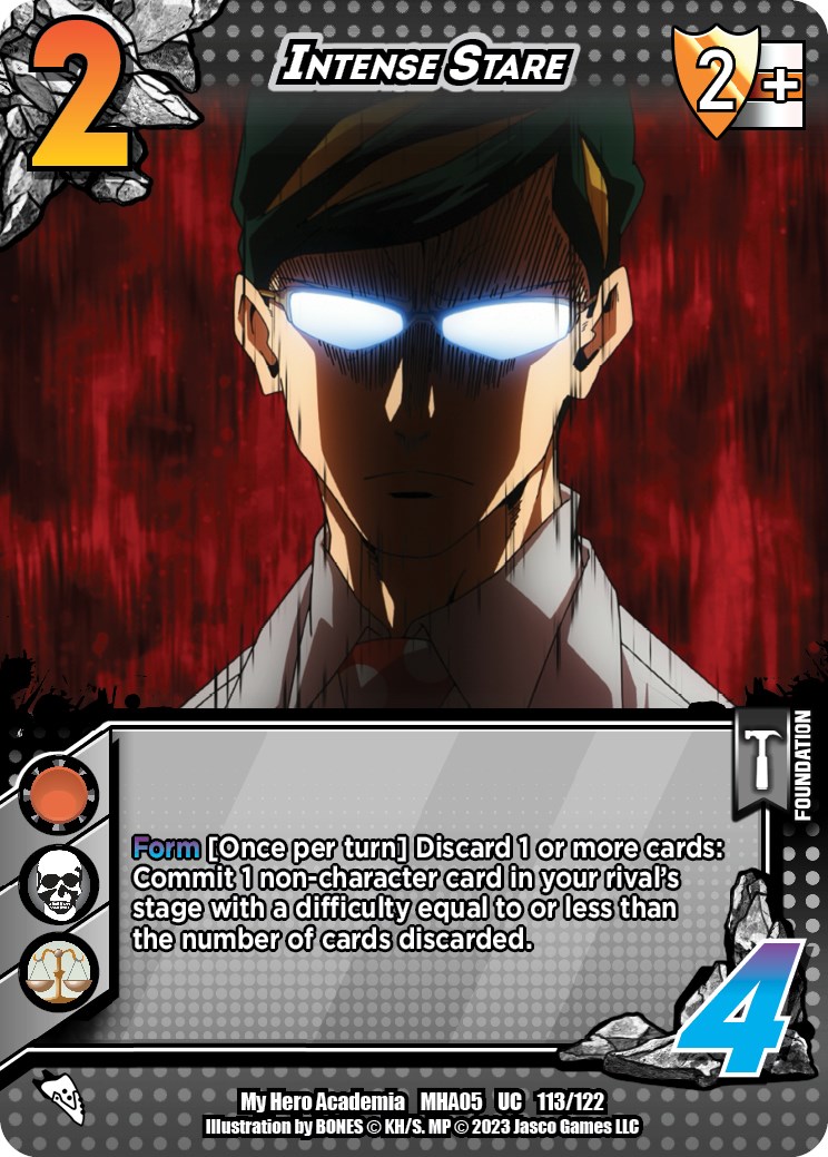 Intense Stare - UniVersus: My Hero Academia: Undaunted Raid - UniVersus