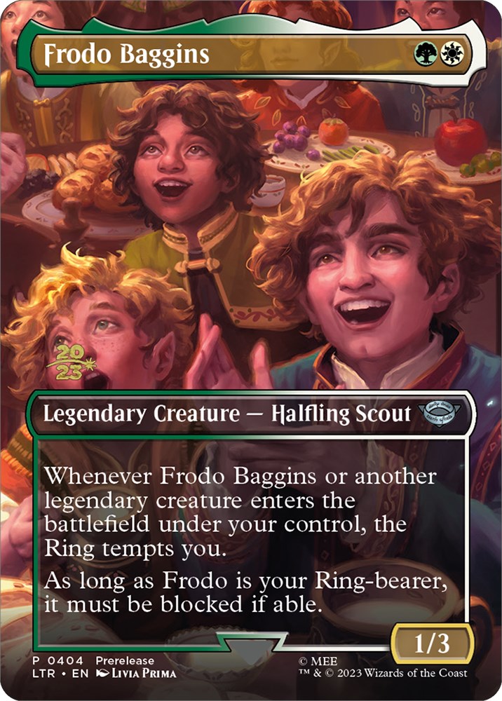 Frodo Baggins - Prerelease Cards - Magic: The Gathering