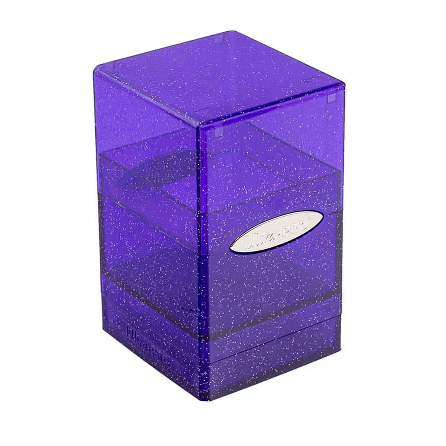 Satin Tower - Glitter Purple - Ultra Pro Deck Boxes - Deck Boxes