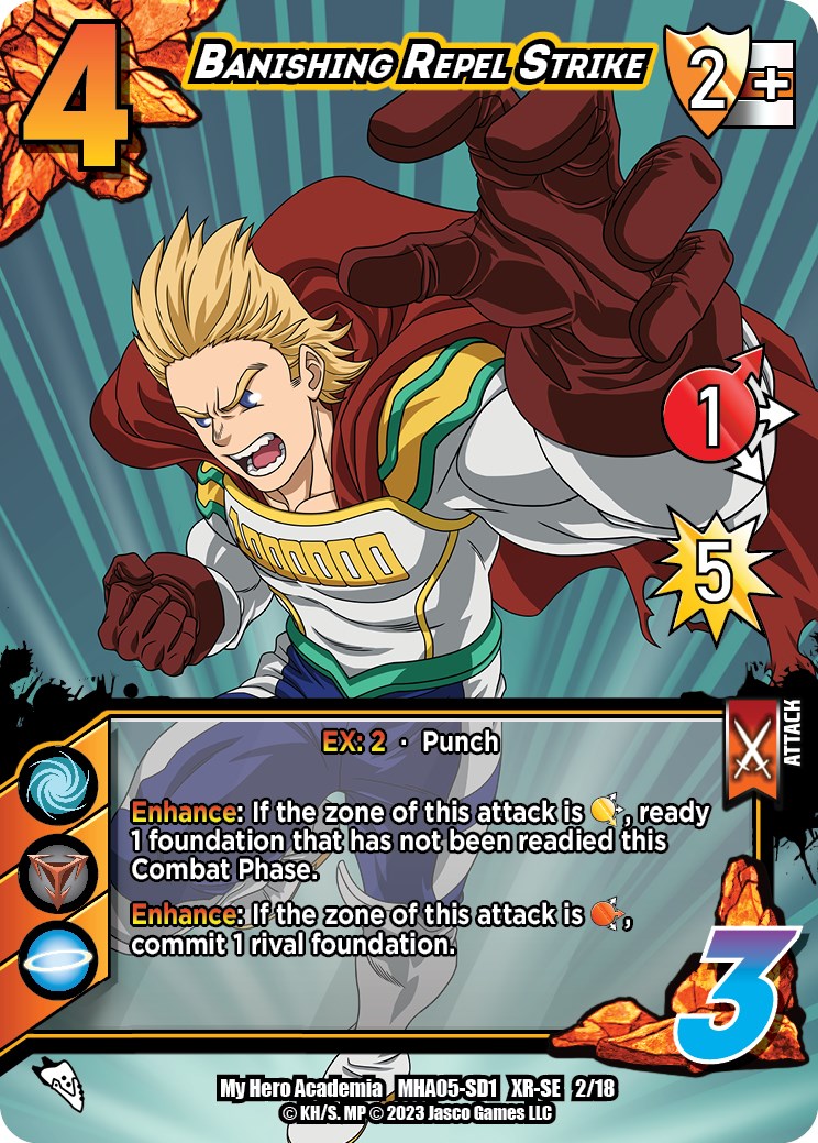 Banishing Repel Strike (XR) - UniVersus: My Hero Academia: Undaunted ...