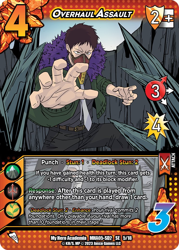 Overhaul Assault - UniVersus: My Hero Academia: Undaunted Raid - UniVersus