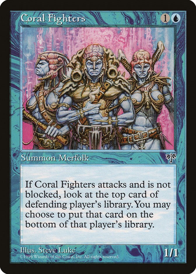 Coral Fighters - Mirage - Magic: The Gathering