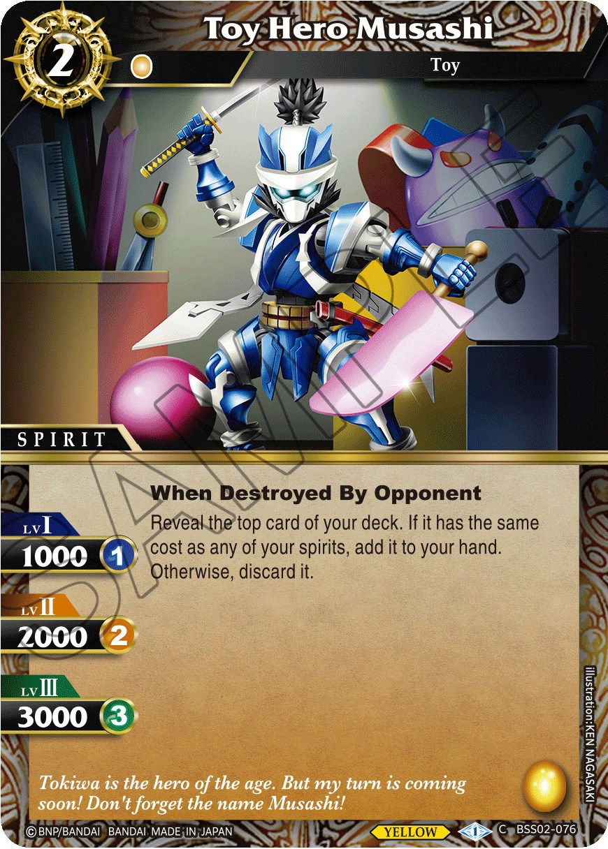 Toy Hero Musashi - False Gods - Battle Spirits Saga