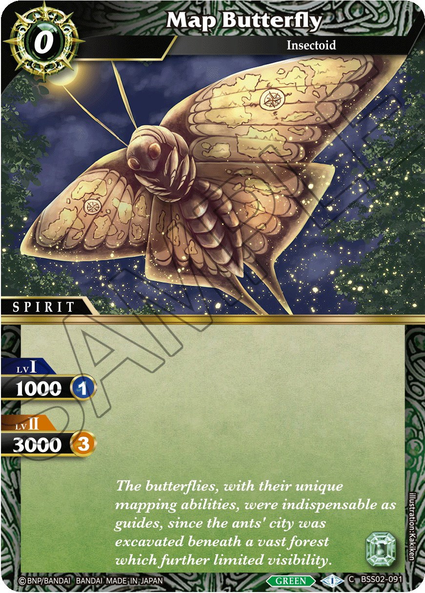 Map Butterfly - False Gods - Battle Spirits Saga