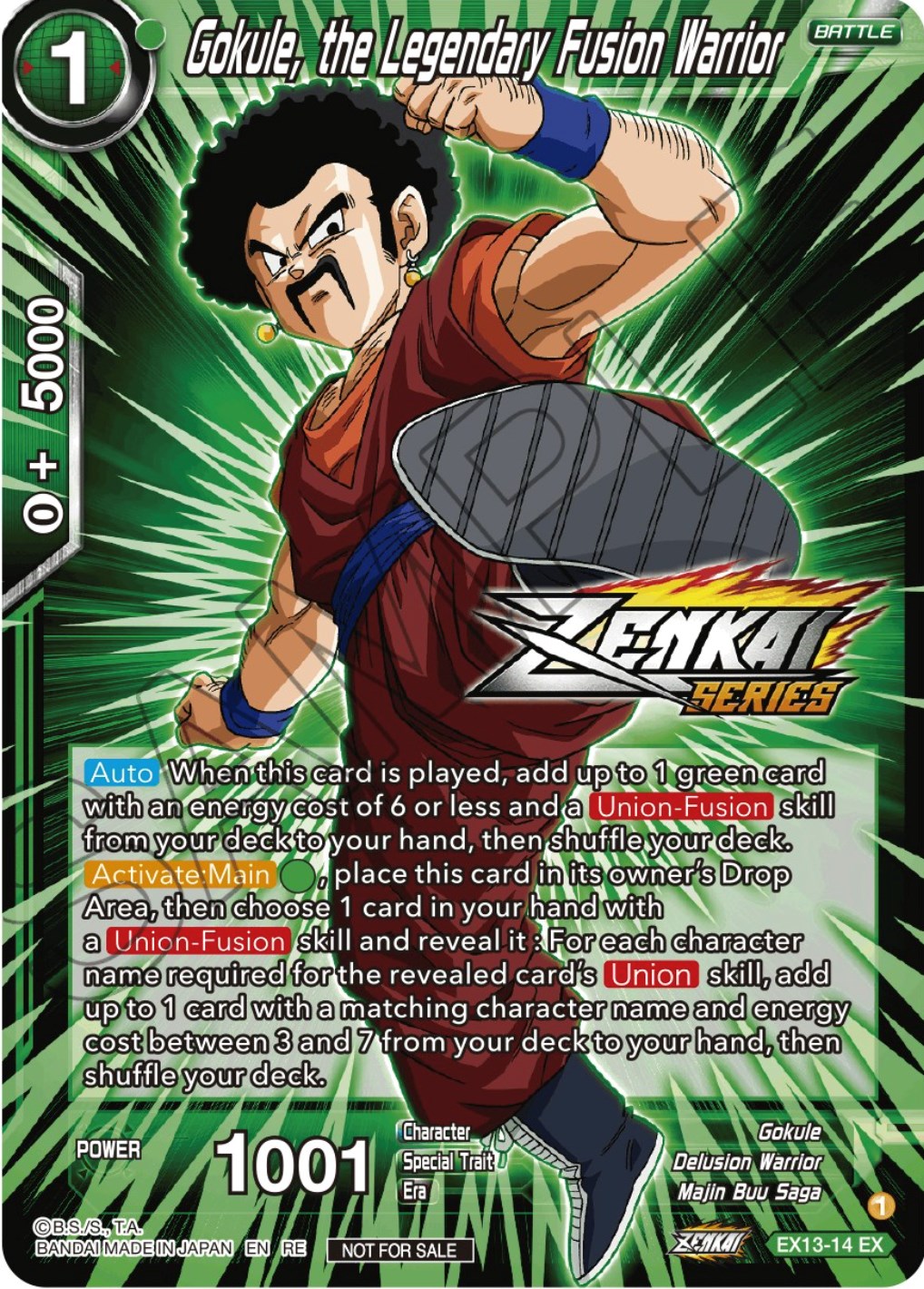 Gokule, the Legendary Fusion Warrior (Event Pack 12) - Tournament ...