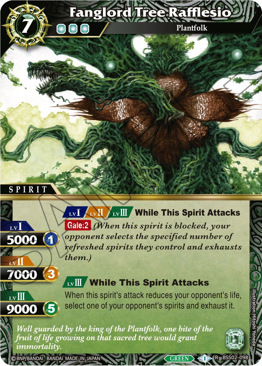 Fanglord Tree Rafflesio - False Gods - Battle Spirits Saga