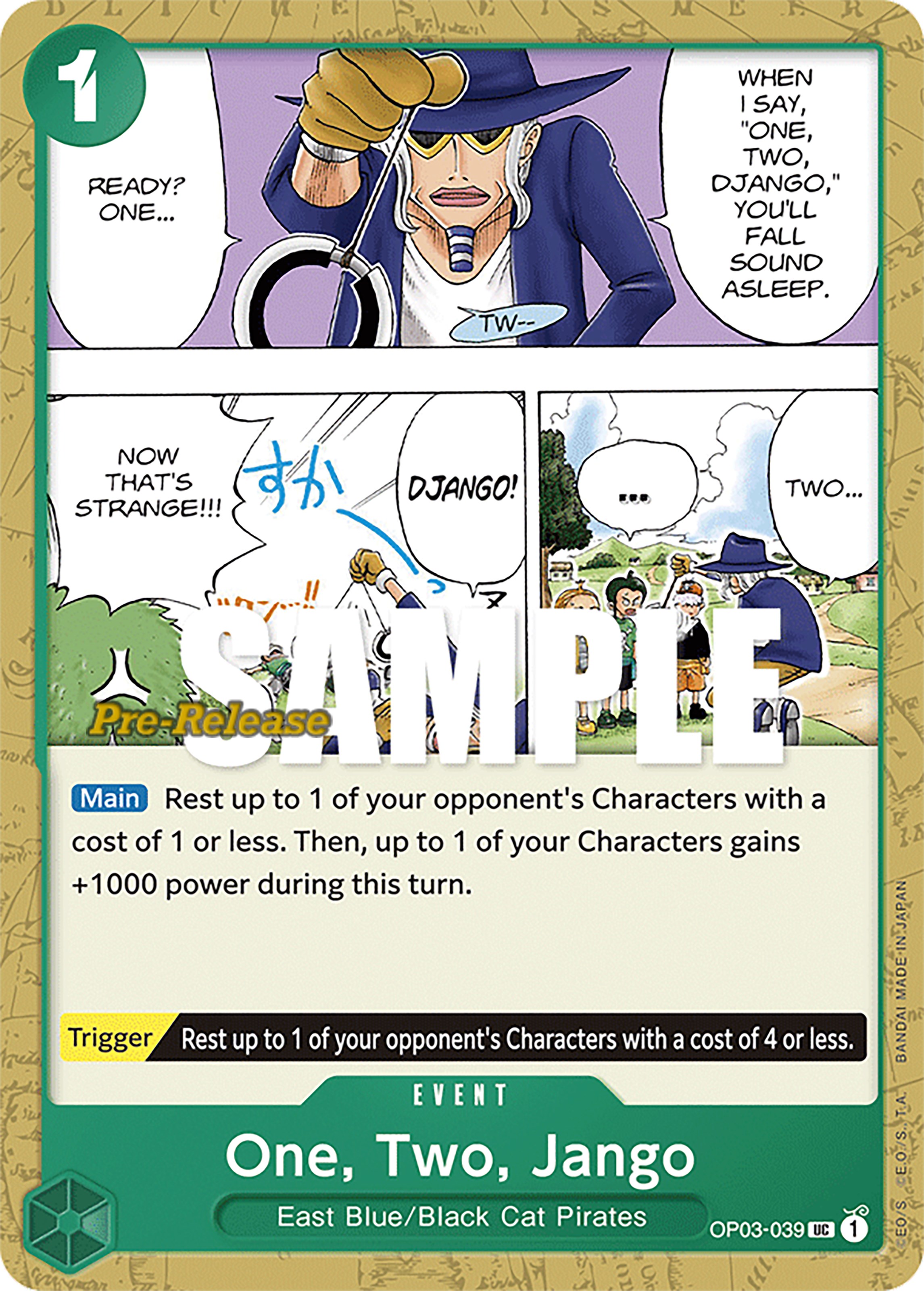 One, Two, Jango - Pillars of Strength Pre-Release Cards - One Piece ...