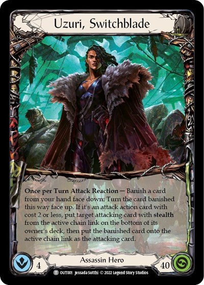 Uzuri, Switchblade // Ponder - Outsiders - Flesh and Blood TCG