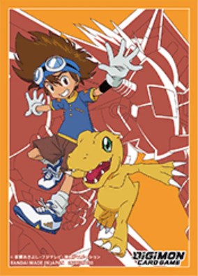 Digimon Card Game Official Sleeves - Digimon Tai Kamiya & Agumon Card ...