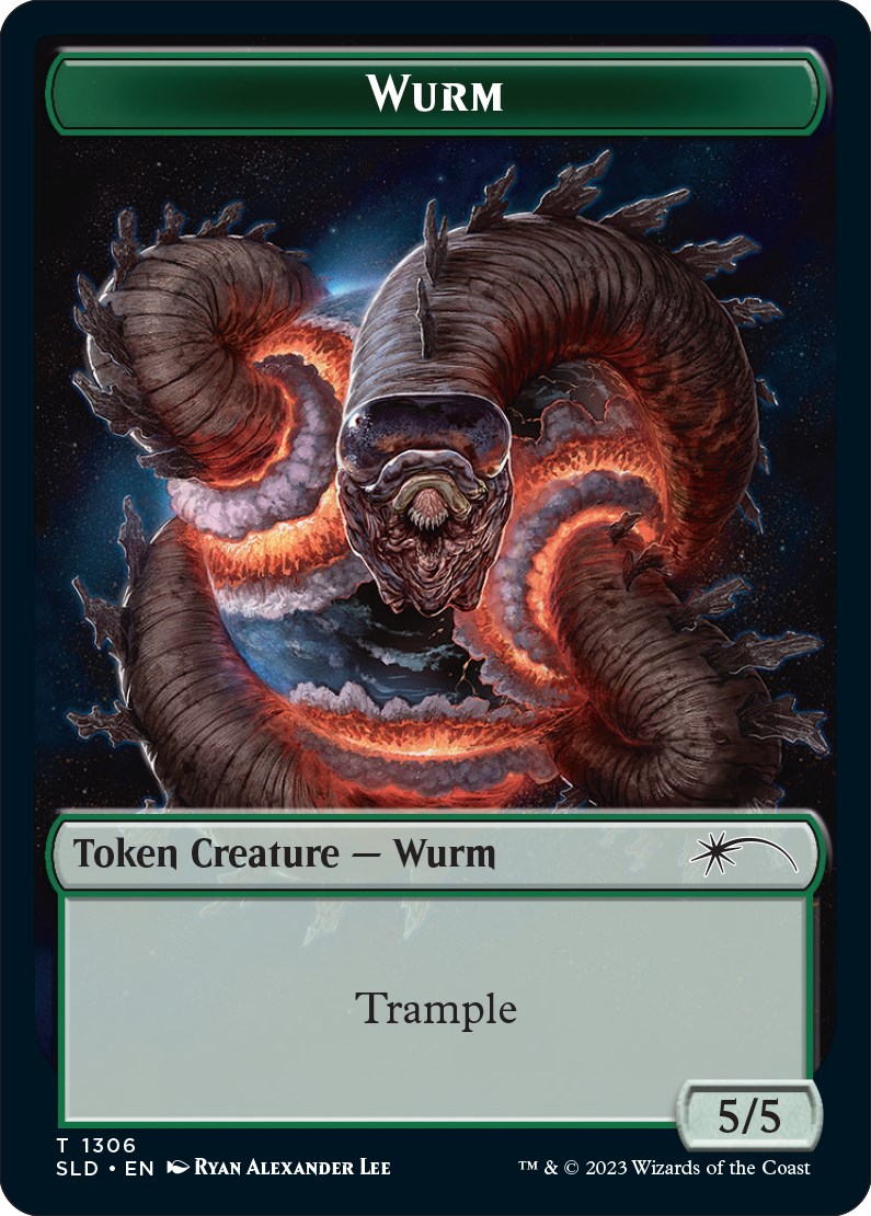 Wurm Token - Secret Lair Drop Series - Magic: The Gathering