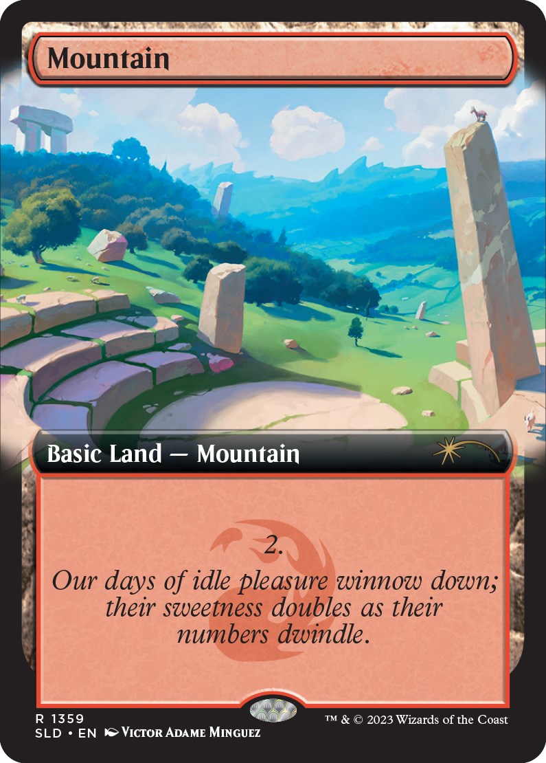Mountain (1359) - Secret Lair Drop Series - Magic: The Gathering