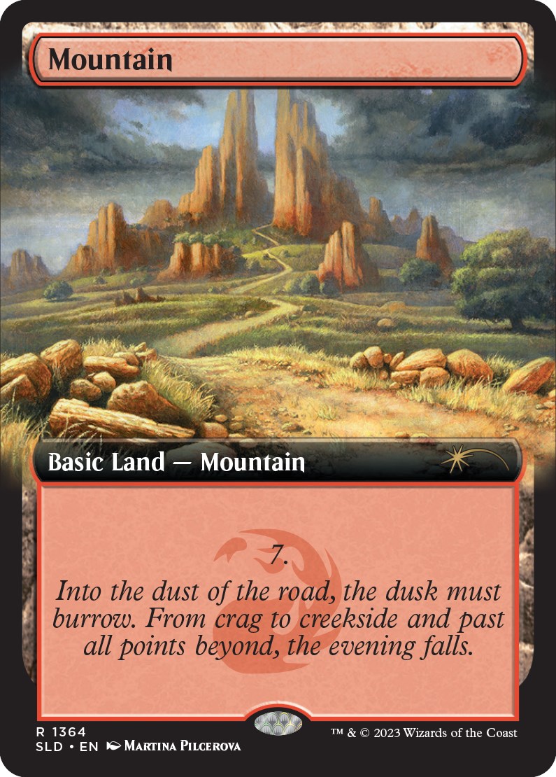 Mountain (1364) - Secret Lair Drop Series - Magic: The Gathering