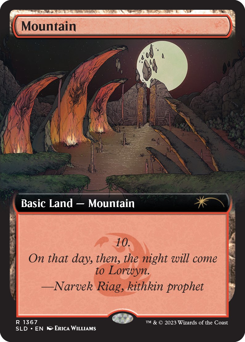 Mountain (1367) - Secret Lair Drop Series - Magic: The Gathering