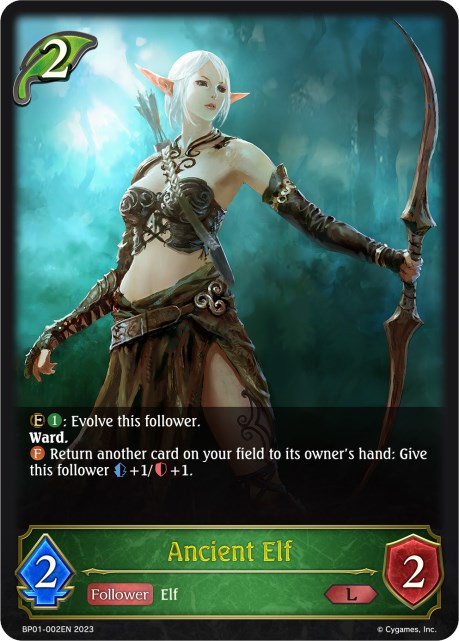 Ancient Elf - BP01: Advent of Genesis - Shadowverse: Evolve