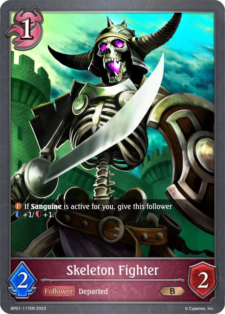Skeleton Fighter - BP01: Advent of Genesis - Shadowverse: Evolve