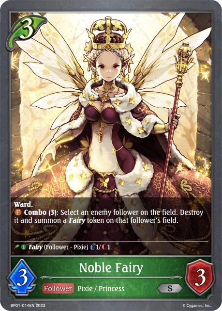 Noble Fairy - BP01: Advent of Genesis - Shadowverse