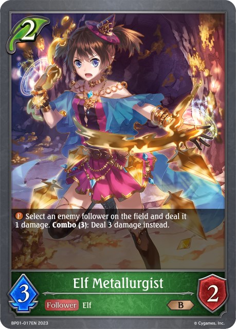 Elf Metallurgist - BP01: Advent of Genesis - Shadowverse