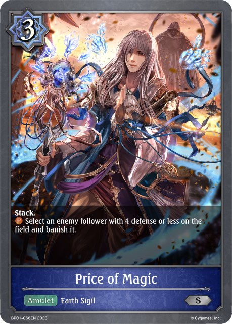 Price of Magic - BP01: Advent of Genesis - Shadowverse