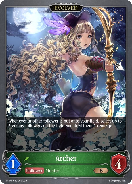 Archer (Evolved) - BP01: Advent of Genesis - Shadowverse: Evolve