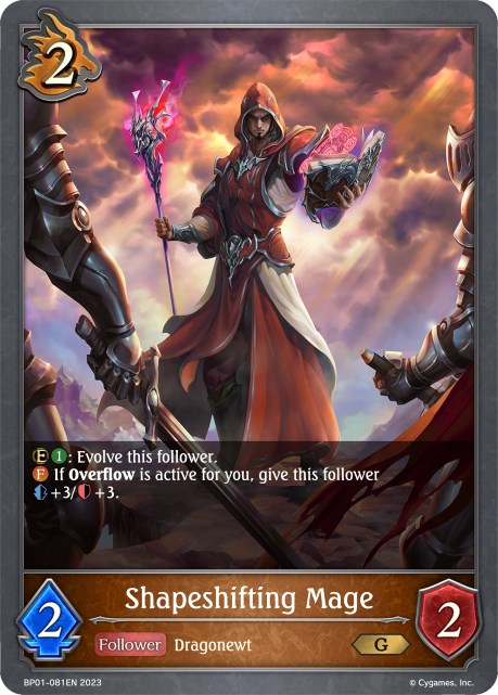 Shapeshifting Mage - BP01: Advent of Genesis - Shadowverse: Evolve