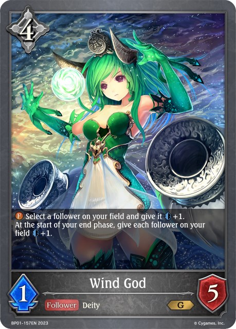 Wind God - BP01: Advent of Genesis - Shadowverse: Evolve