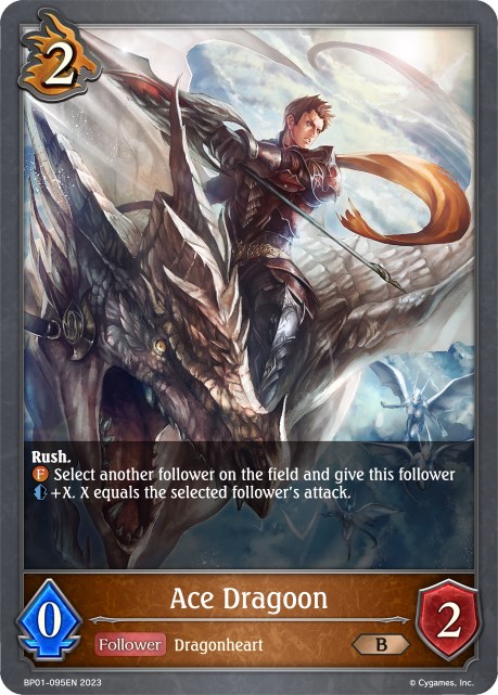 Ace Dragoon - BP01: Advent of Genesis - Shadowverse: Evolve