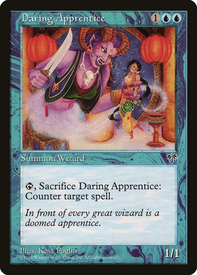 Daring Apprentice - Mirage - Magic: The Gathering