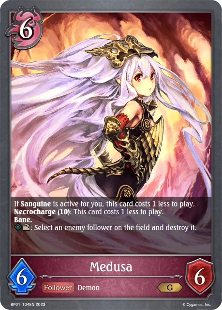 Medusa - BP01: Advent of Genesis - Shadowverse