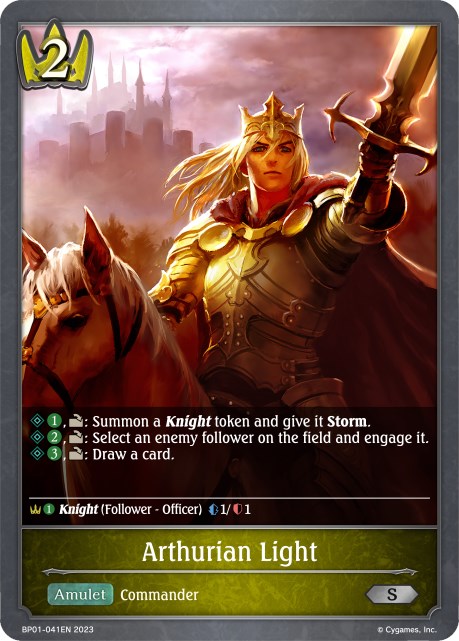 Arthurian Light - BP01: Advent of Genesis - Shadowverse
