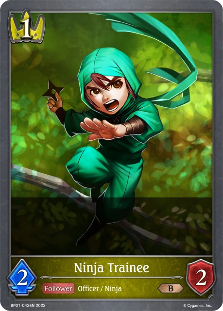 Ninja Trainee - BP01: Advent of Genesis - Shadowverse: Evolve