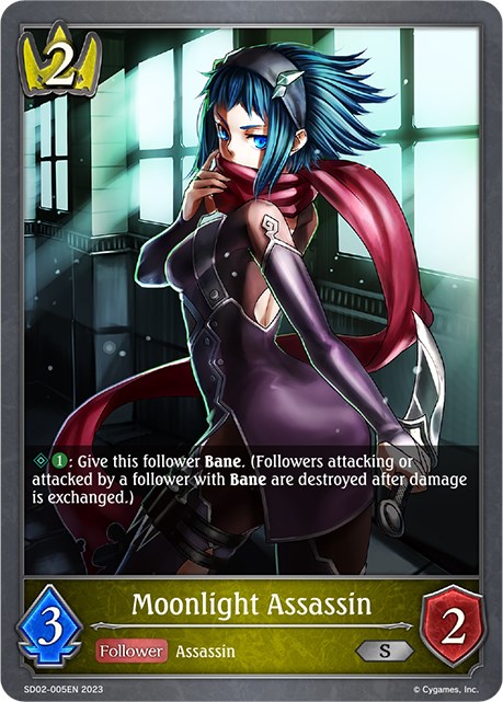 Moonlight Assassin - SD02: Blade of Resentment - Shadowverse