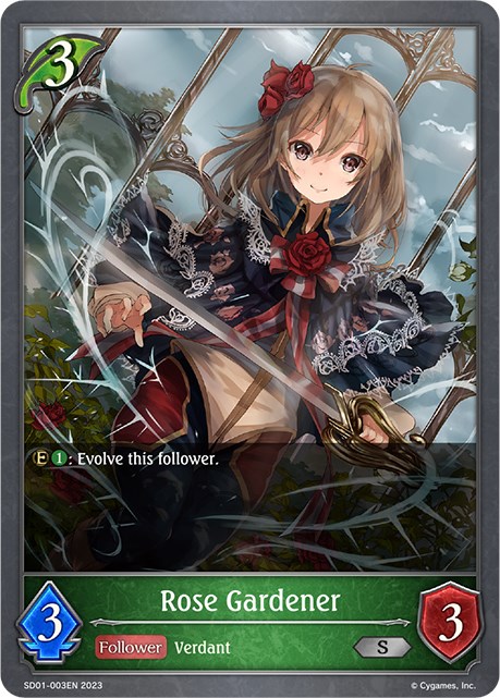 Rose Gardener - SD01: Regal Fairy Princess - Shadowverse: Evolve