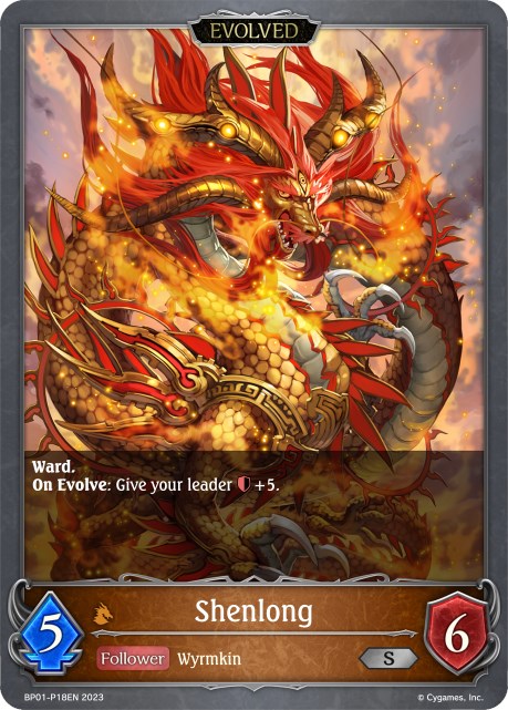 Shenlong (Evolved) - P18EN (Foil) - BP01: Advent of Genesis ...